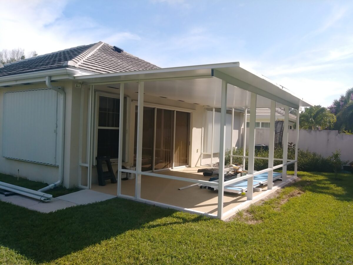 Poly Aluminum Patio Roofs & Screen Enclosures | Pioneer Screen